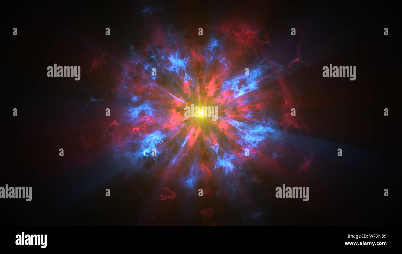 Colorful shock wave consisting particles. VFX elements, Graphic ...