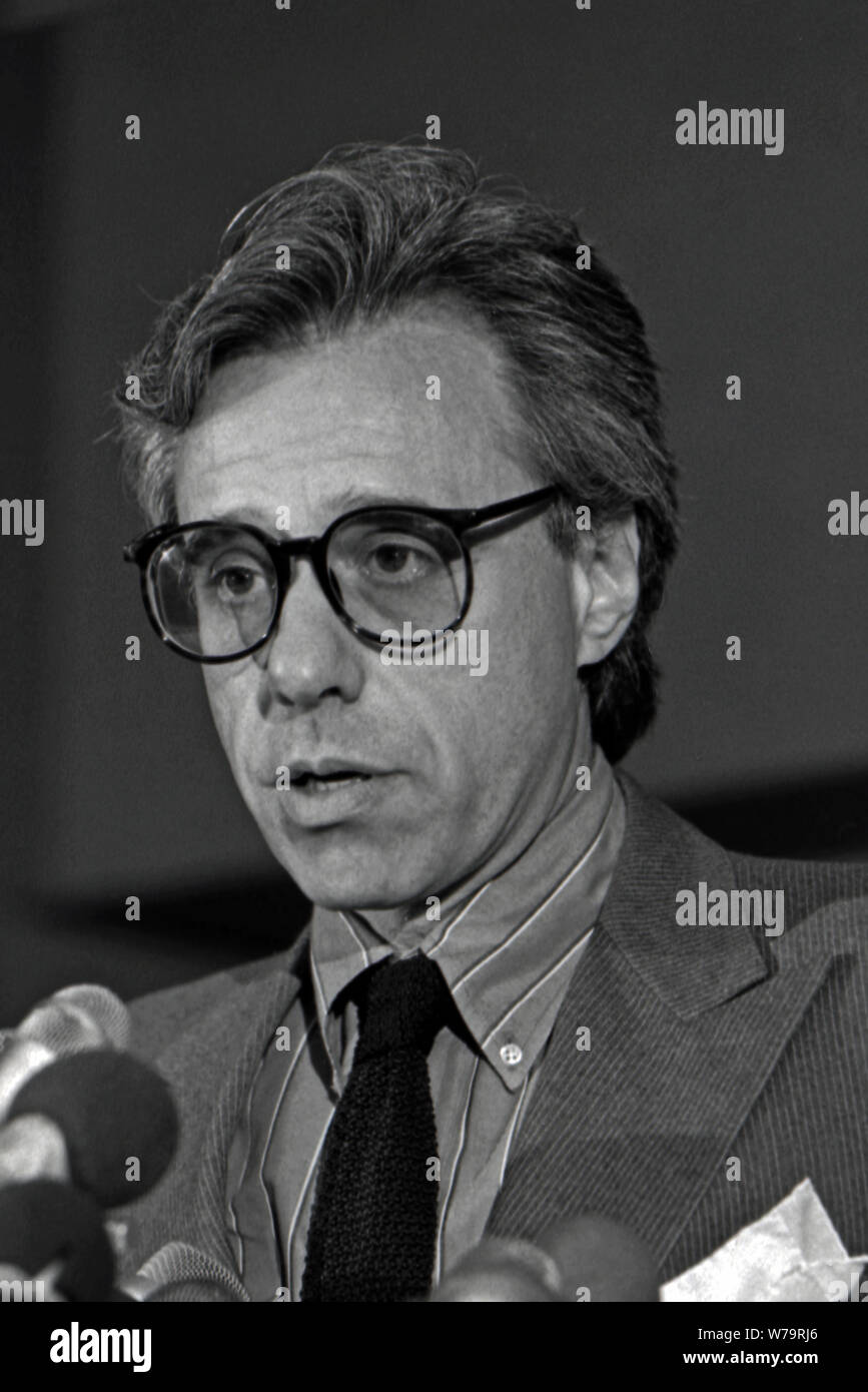 Washington DC, USA, March 15, 1988 Hollywood movie director Peter ...