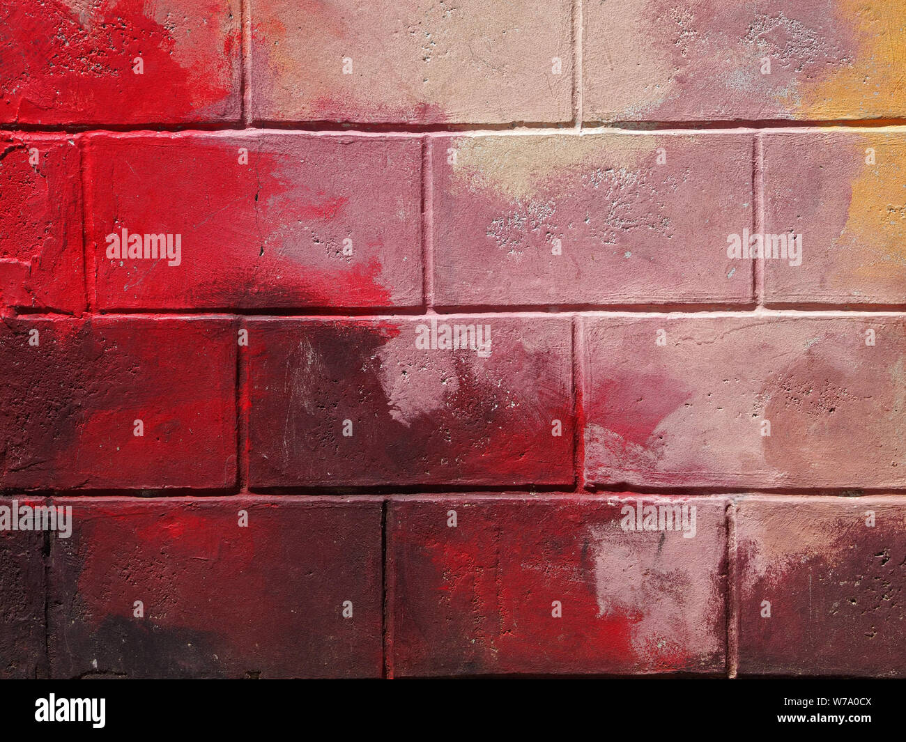Abstract painted brick hi-res stock photography and images - Alamy