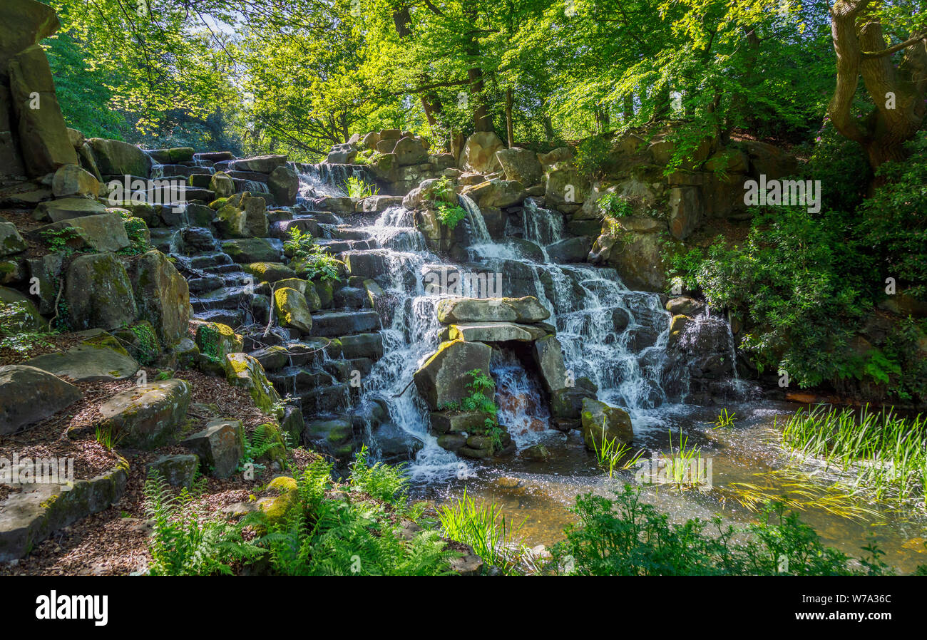 Artificial man made waterfall hi-res stock photography and images - Alamy