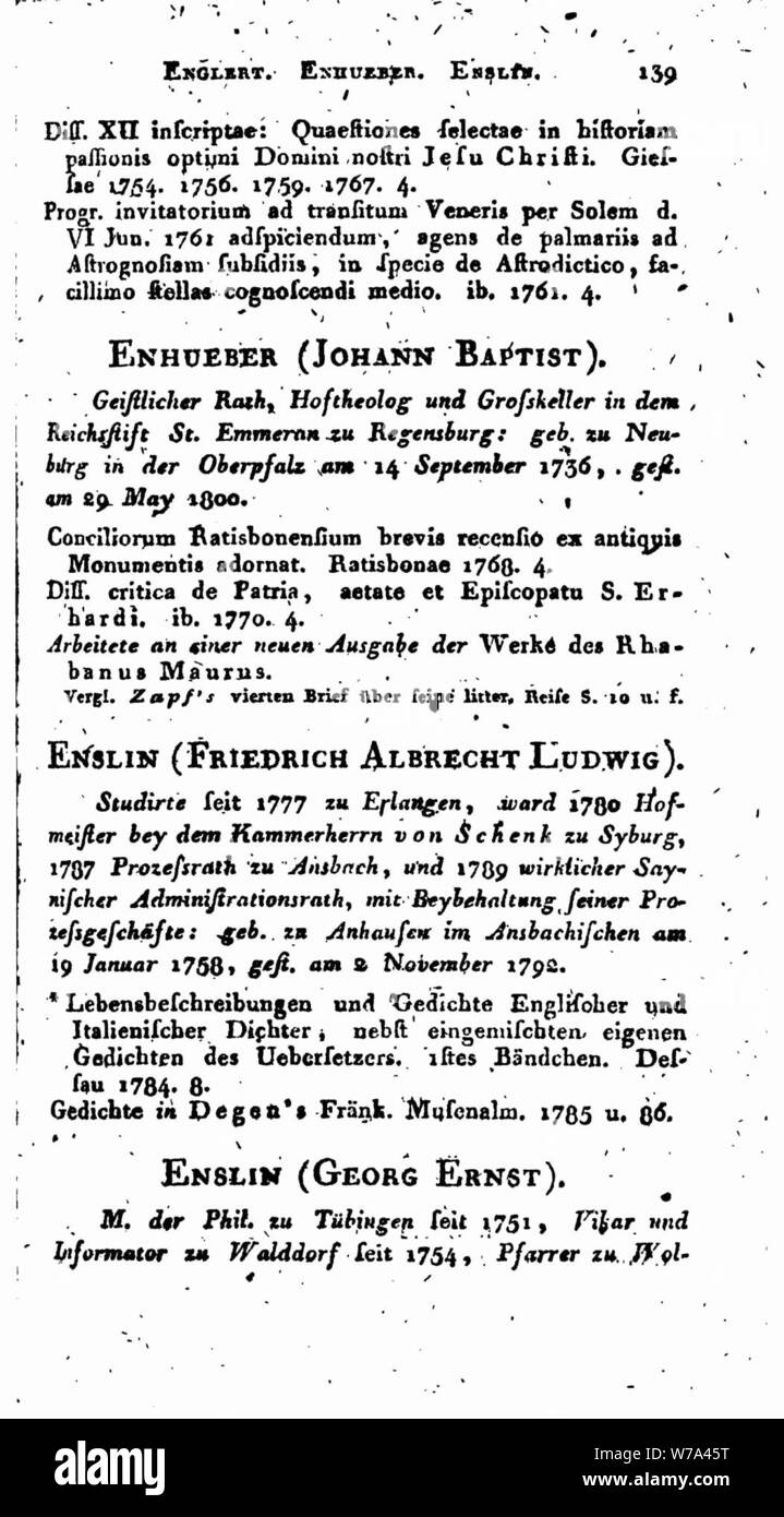 De Meusel Lexikon 3 139 Stock Photo - Alamy