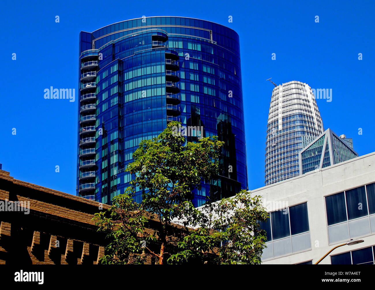 hi rise buildings in downtown San Francisco, California Stock Photo - Alamy
