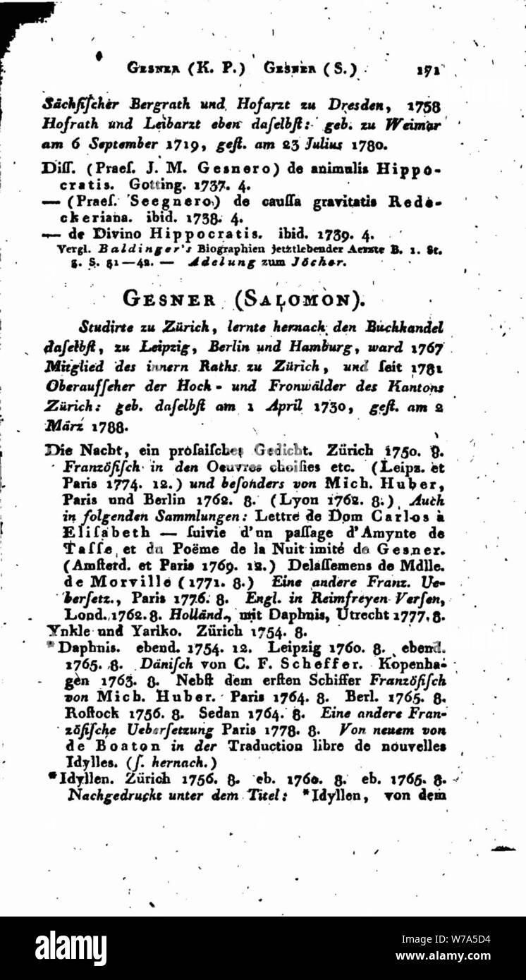 De Meusel Lexikon 4 171 Stock Photo - Alamy