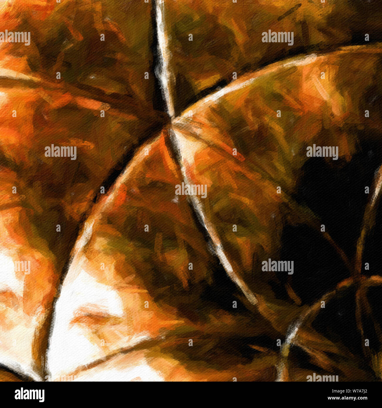 Wall poster print template. Abstract painting art. Hand drawn by dry ...