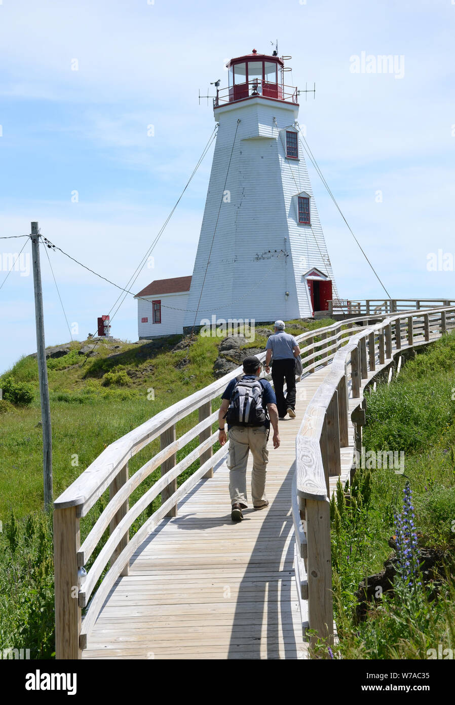Swallowtail Lighthouse, North Head, Grand Manan Stock Photo - Alamy