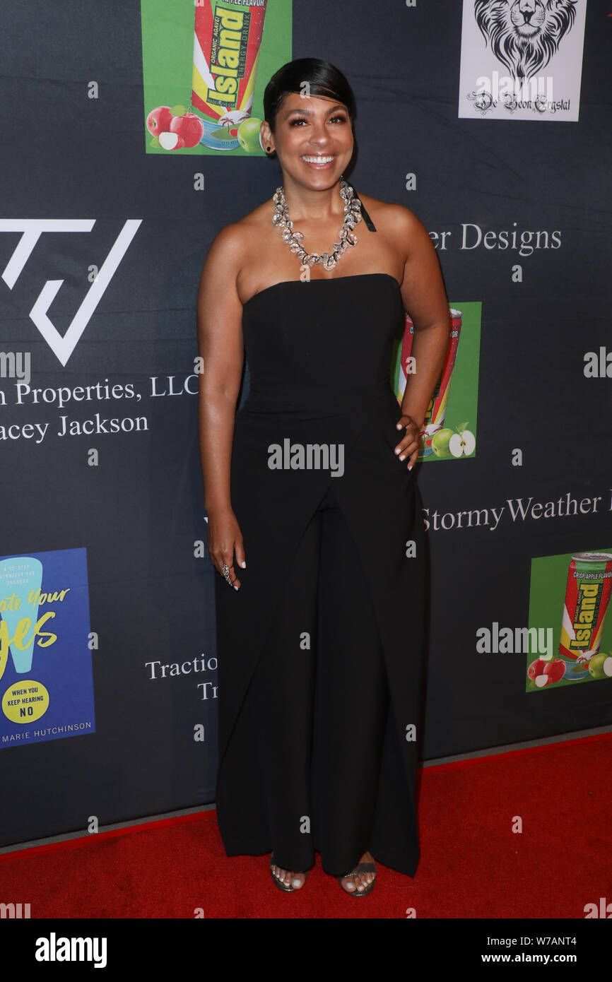 Los Angeles, California, USA. 4th August, 2019. Radio host Adai Lamar ...