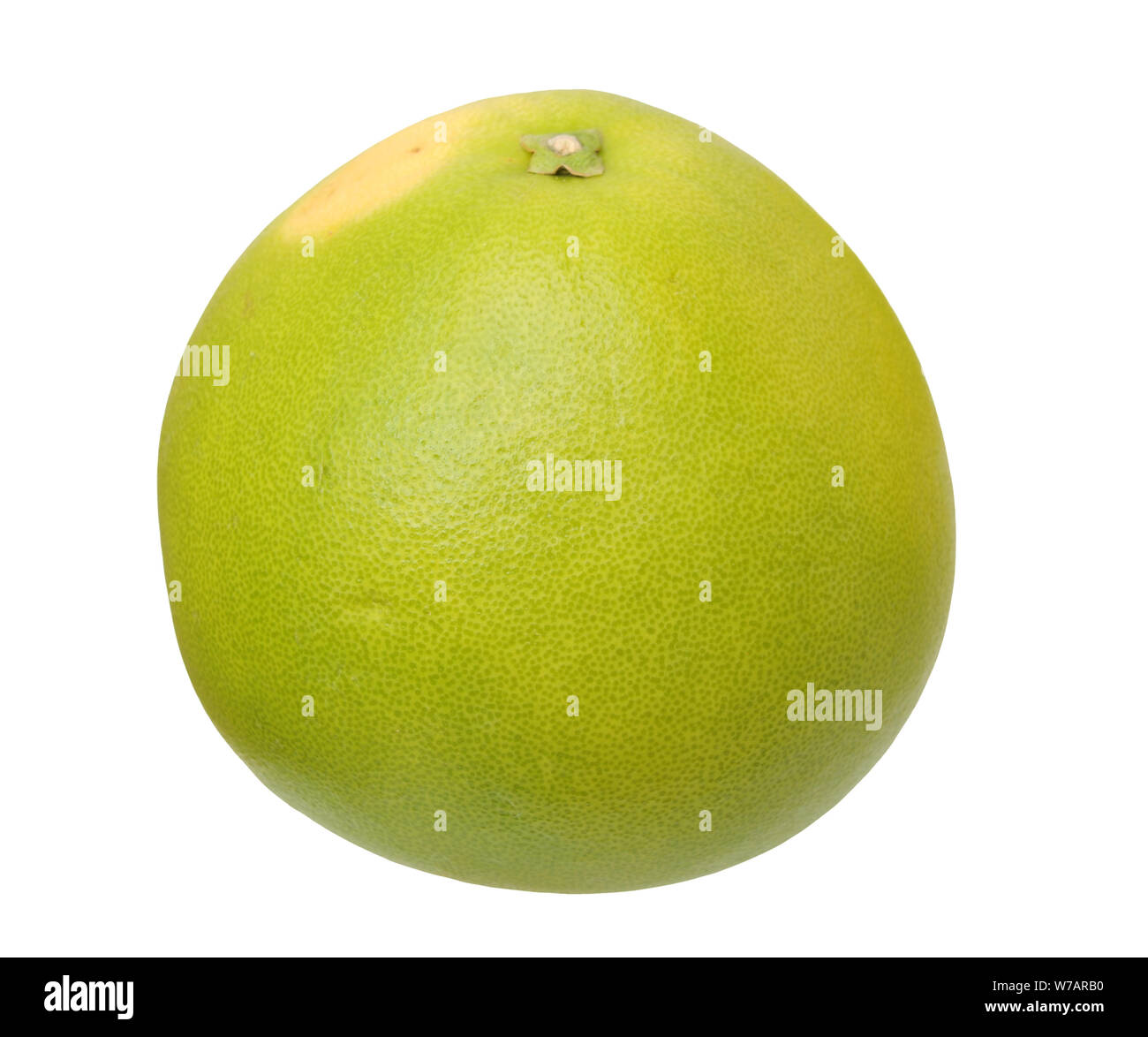 single pomelo isolated on white background Stock Photo - Alamy
