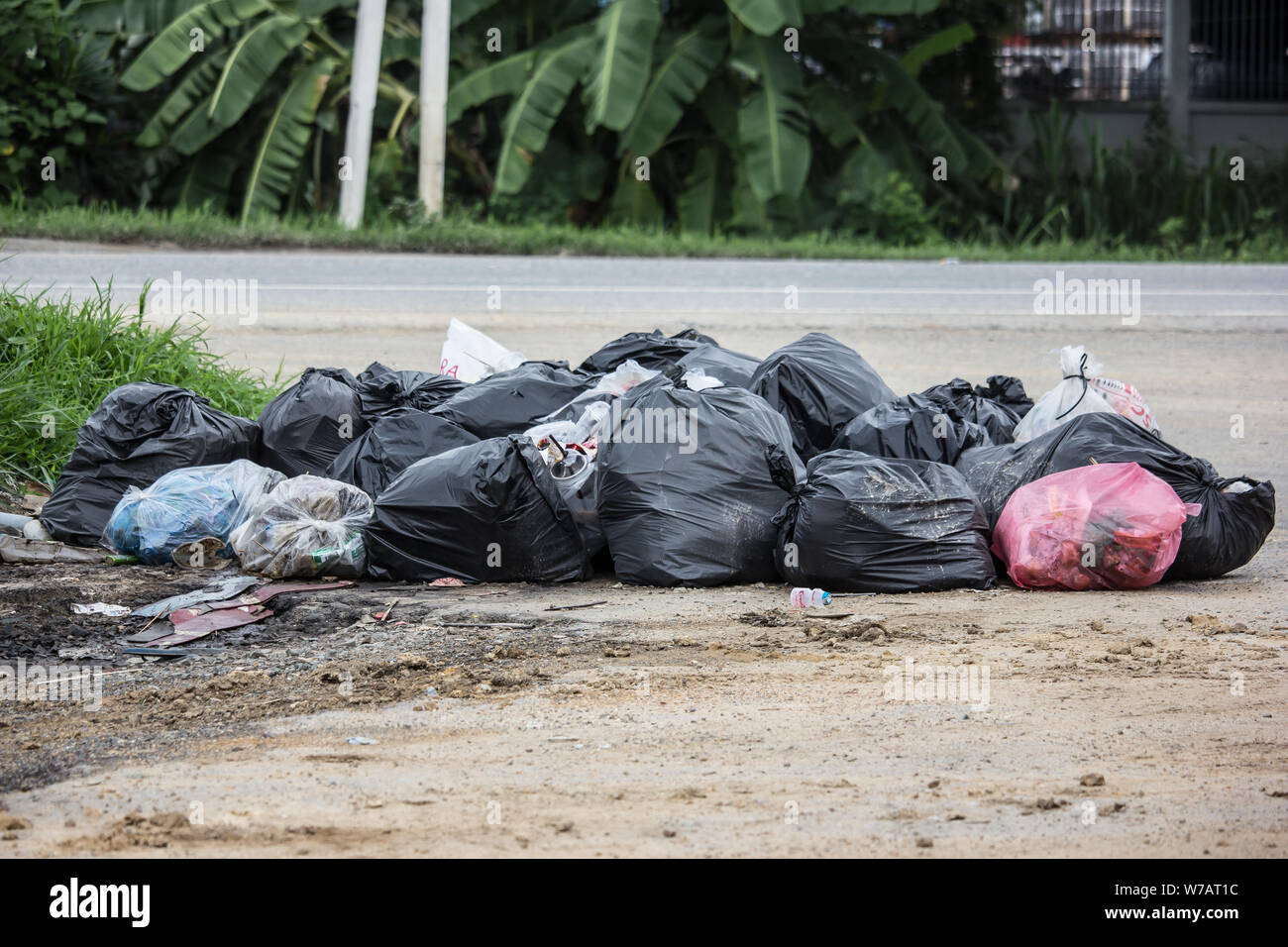 Plastic bottle on the side of the road hi-res stock photography and ...