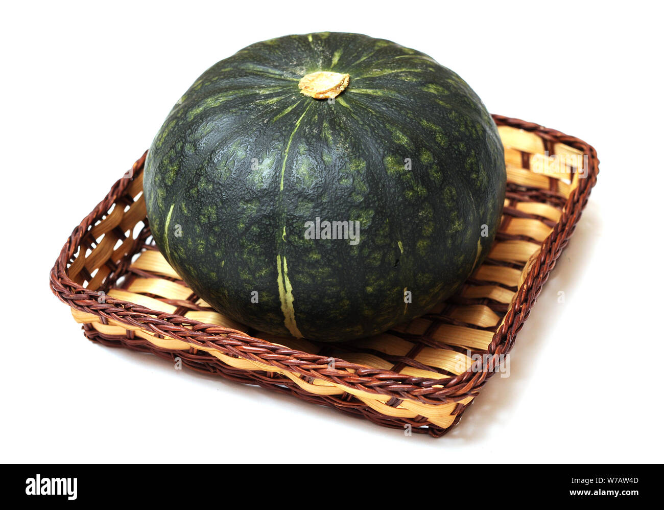 asian squash in bamboo tray Stock Photo - Alamy
