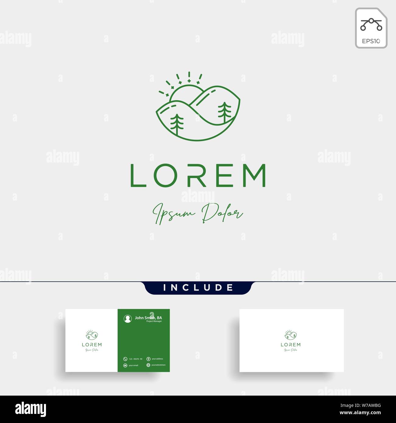 Illustrations and clip art landscape hi-res stock photography and ...