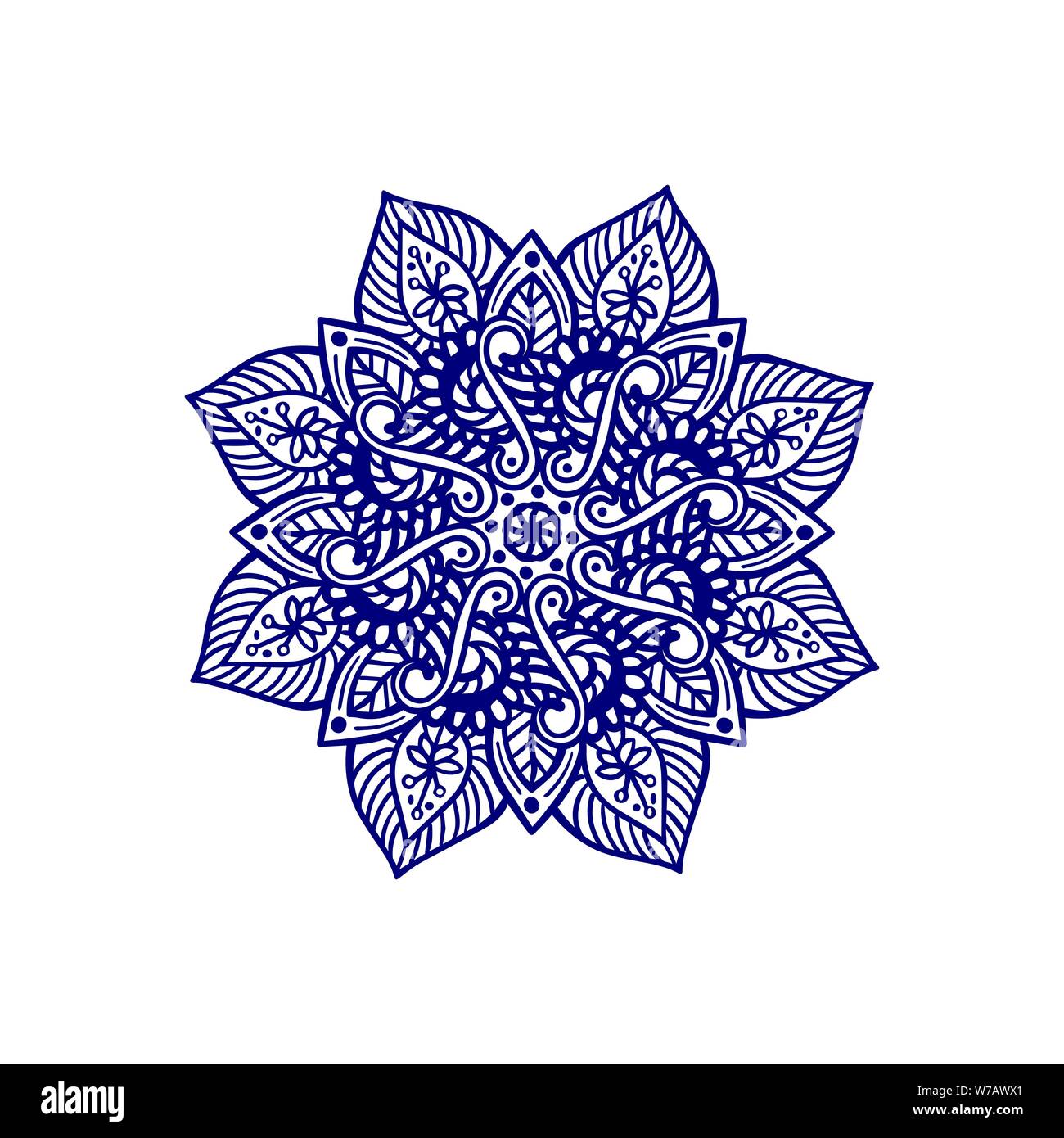 Indian mandala Stock Vector Images - Alamy