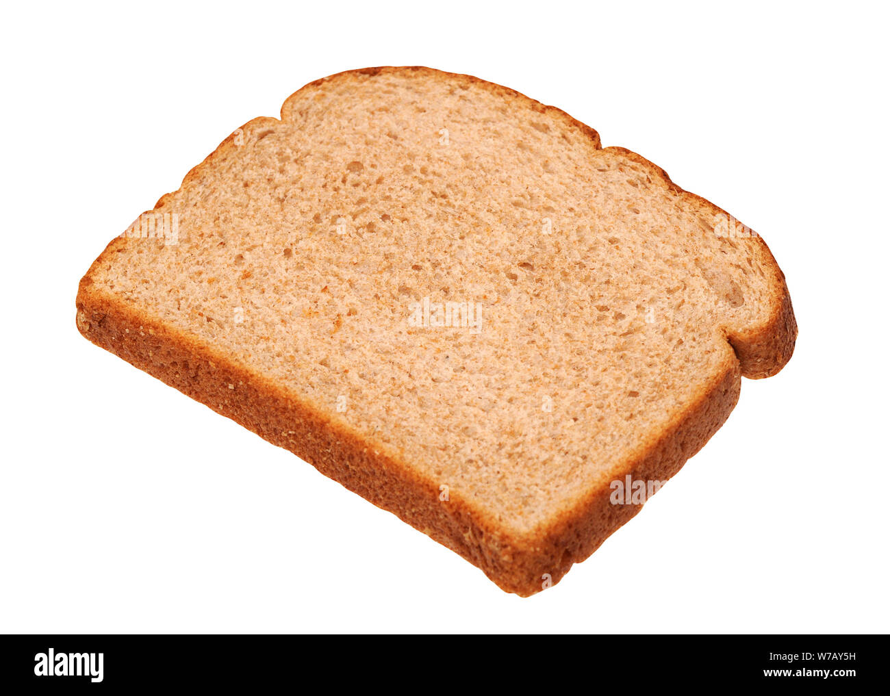 whole wheat bread isolate on white background Stock Photo - Alamy