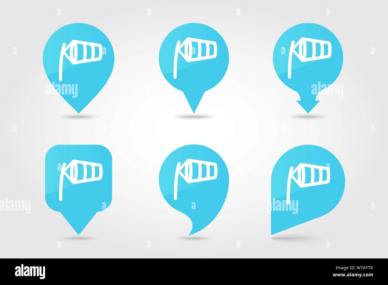 Airport markers Stock Vector Images - Alamy