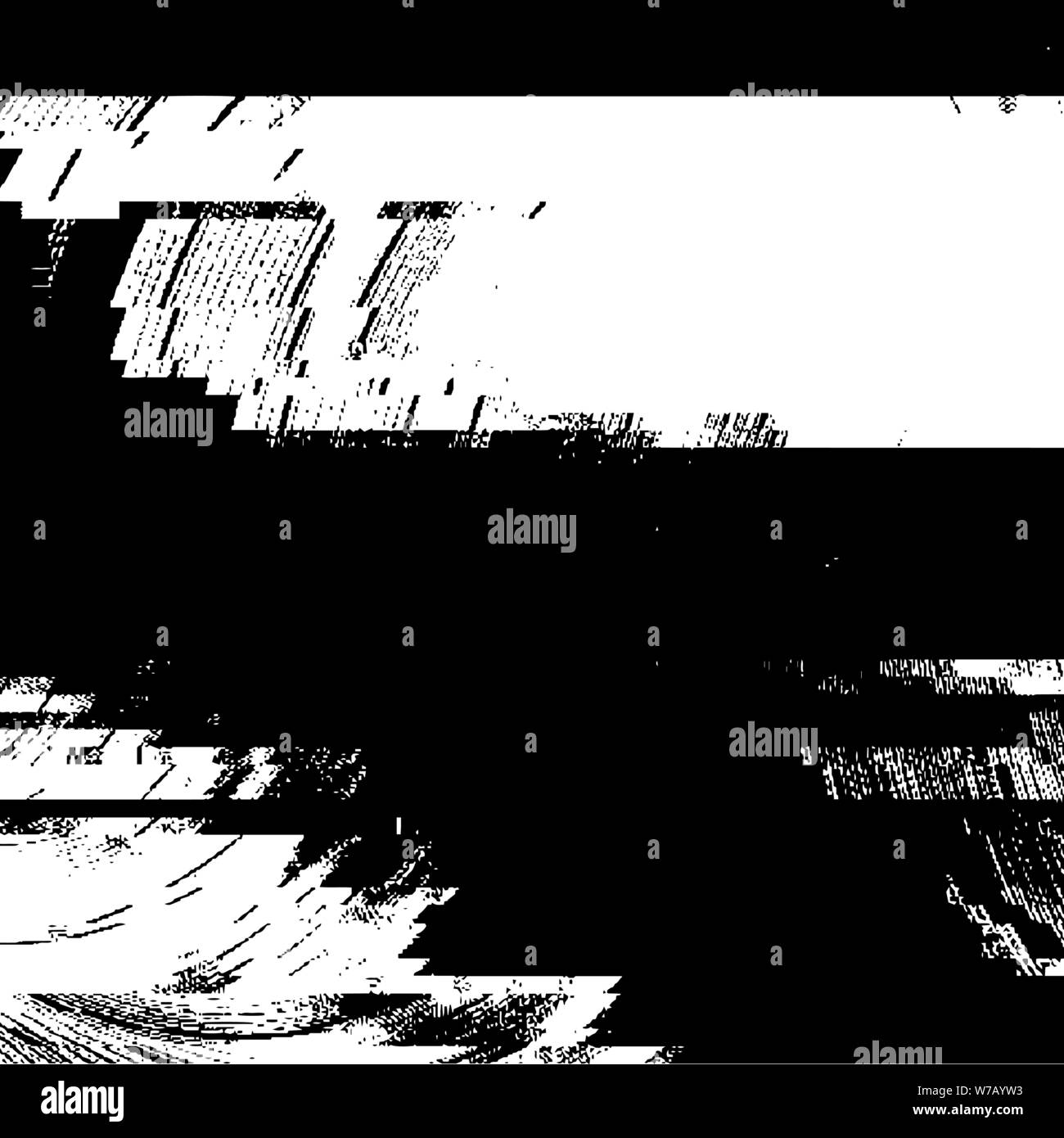 Glitch overlay distress texture. Cyber hacker attack theme creative ...