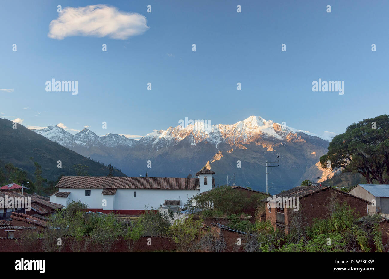Padreyoc (Kiswar) peak, seen from Cachora before the Choquequirao trek ...