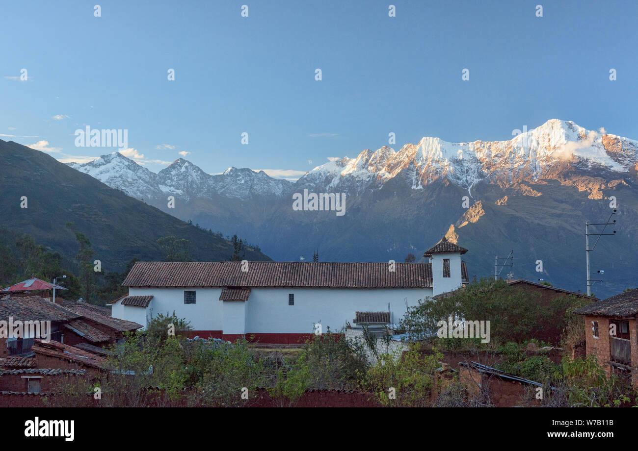 Padreyoc (Kiswar) peak, seen from Cachora before the Choquequirao trek ...