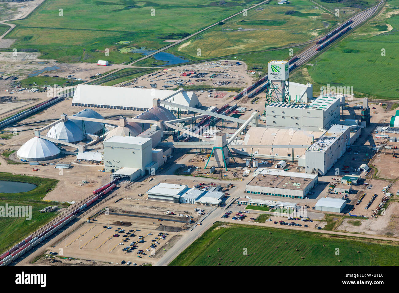 Potash Mining Saskatchewan Stock Photos & Potash Mining Saskatchewan ...