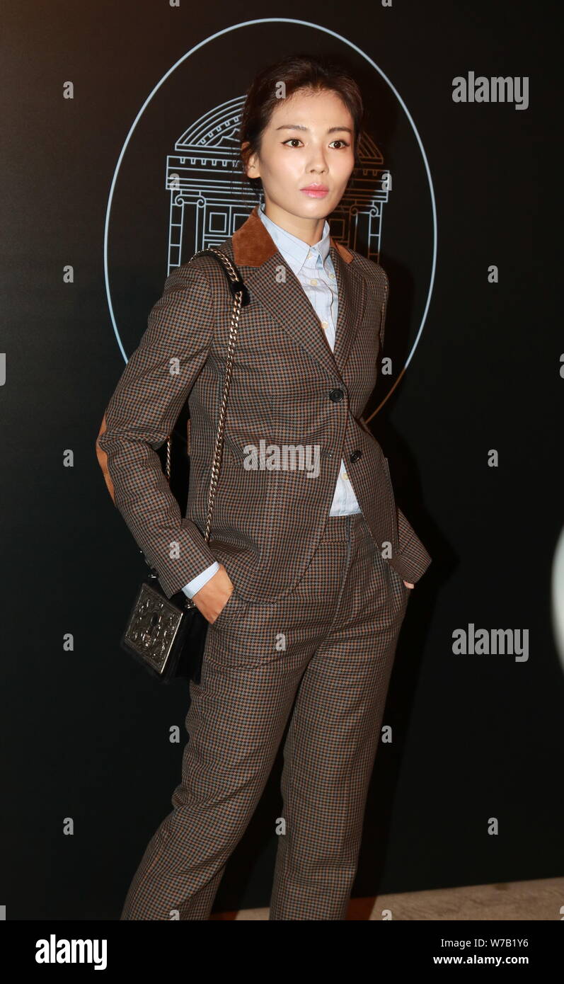 Chinese actress Liu Tao arrives for a fashion event by Prada at Rong ...