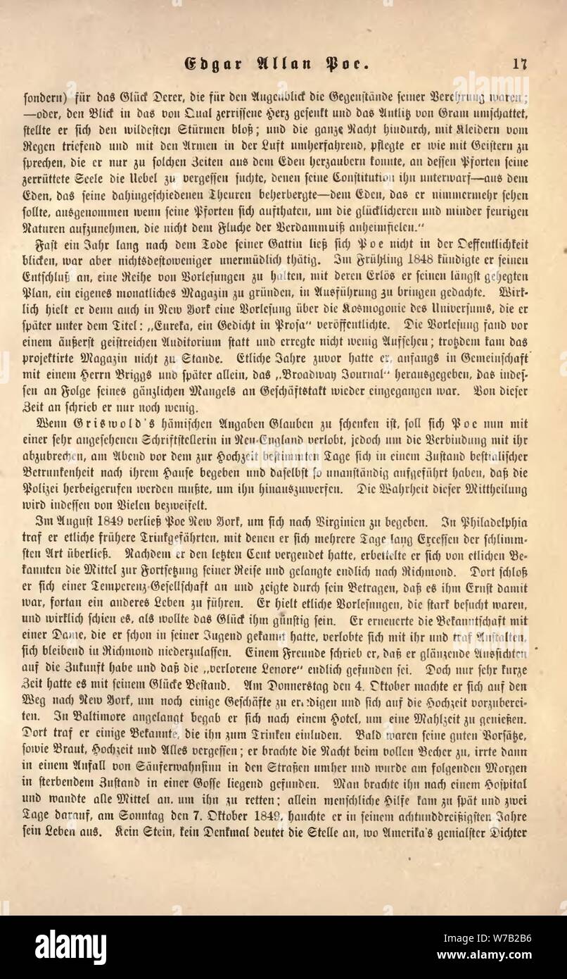 DE Poe Der Rabe 17 Stock Photo - Alamy