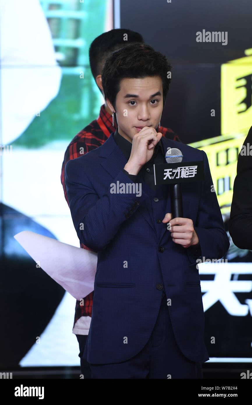 Thai actor Teeradon Supapunpinyo attends a press conference for movie ...