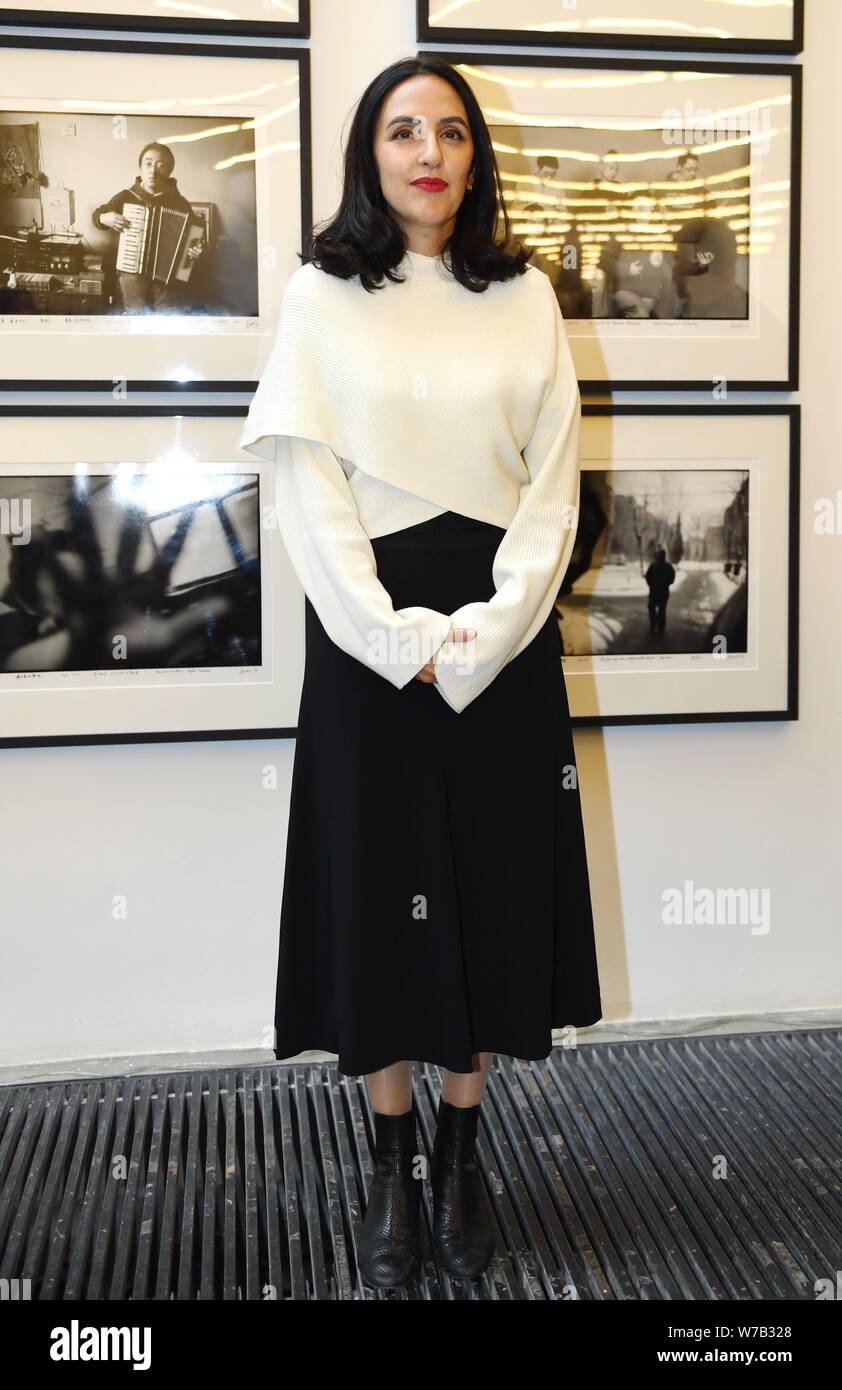 French photographer Anaistamo Martane, the wife of Chinese actor Liu Ye ...