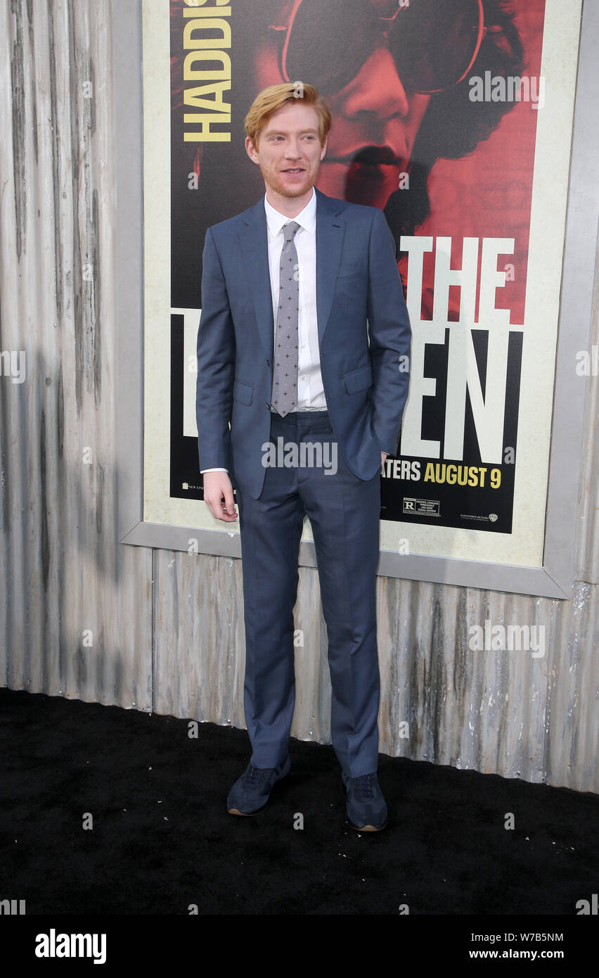 Hollywood, Ca. 5th Aug, 2019. Domhnall Gleeson, at The Premiere Of ...