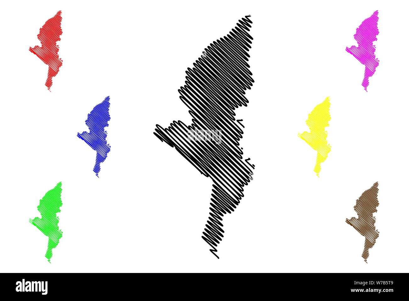 Manicaland Province (Republic of Zimbabwe, Provinces of Zimbabwe) map ...