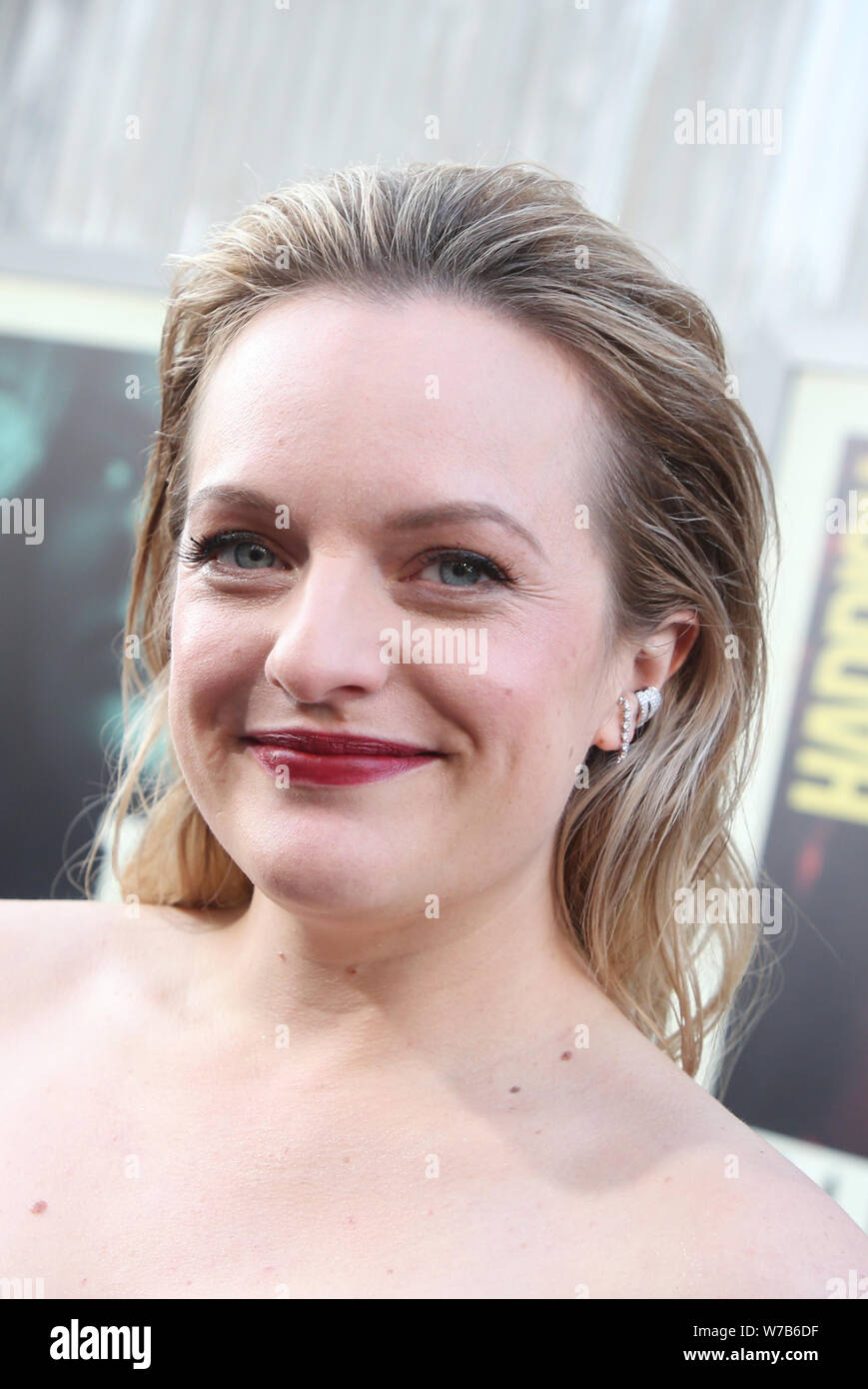 Hollywood, Ca. 5th Aug, 2019. Elisabeth Moss, at The Premiere Of Warner ...