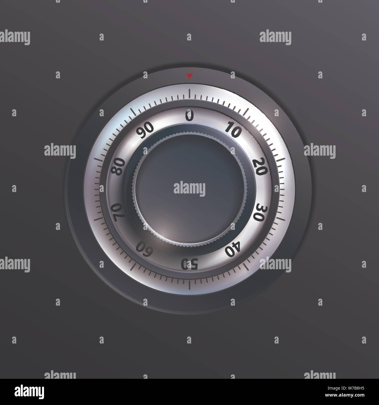 illustration of close up view of lock of safe Stock Vector Image & Art ...