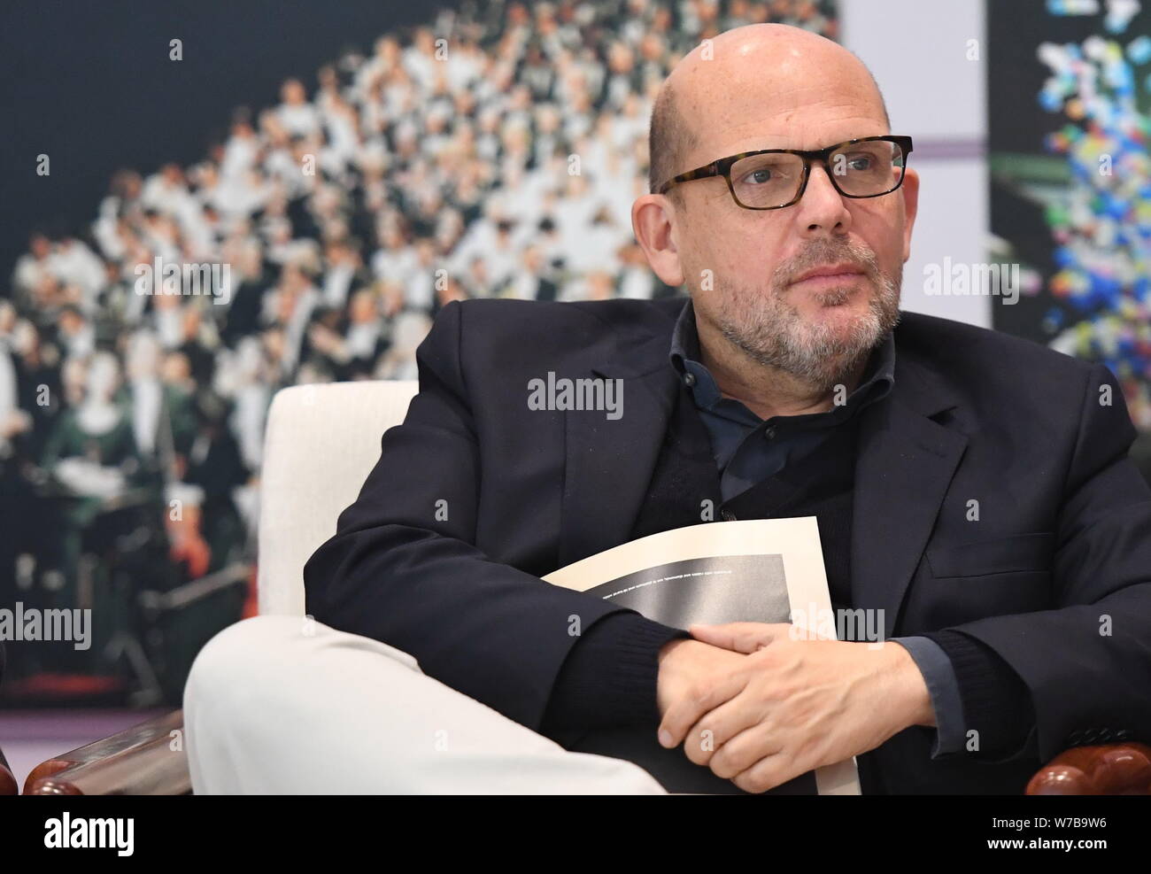 Dutch conductor and violinist Jaap van Zweden attends a press ...