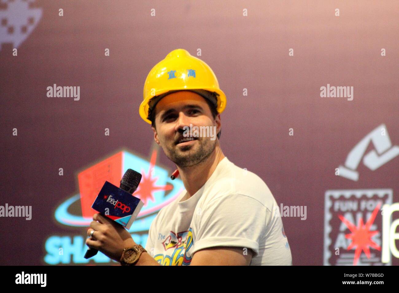 American actor Brett Dalton, best known for playing Grant Ward and Hive ...