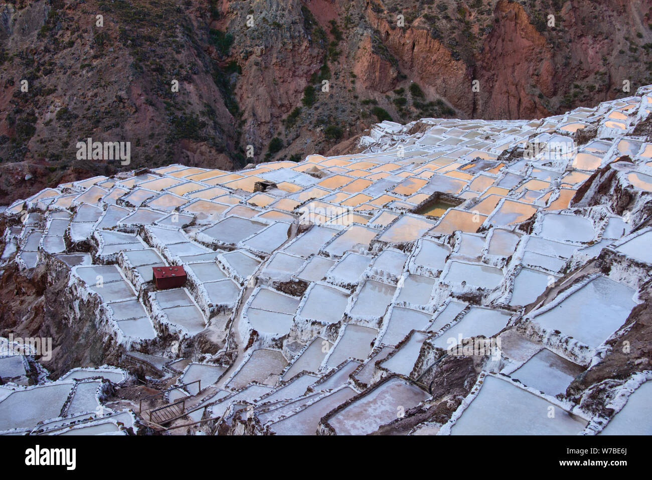 The beautiful salt pans of Maras, Sacred Valley, Peru Stock Photo - Alamy