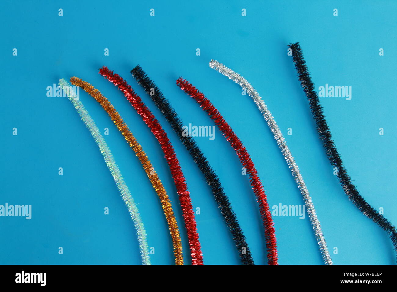 pipe cleaners to make crafts Stock Photo - Alamy