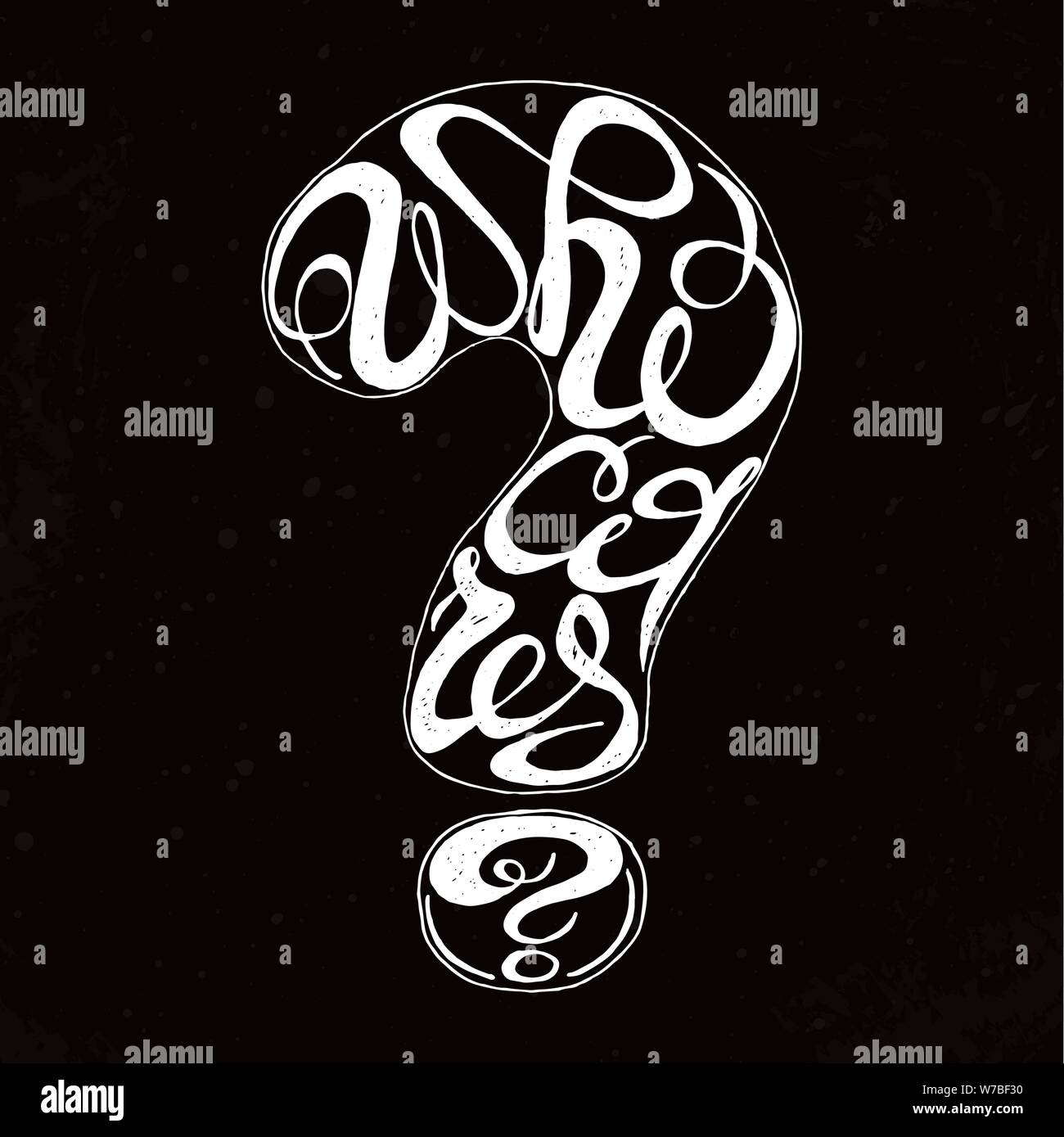 Who cares. Positive text. Motivation quote. Hand drawn inspirational ...