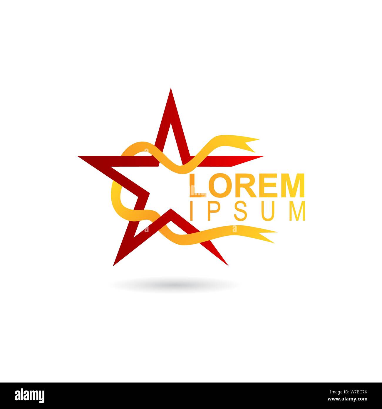 Logo emblem on the Stock Vector Images - Alamy