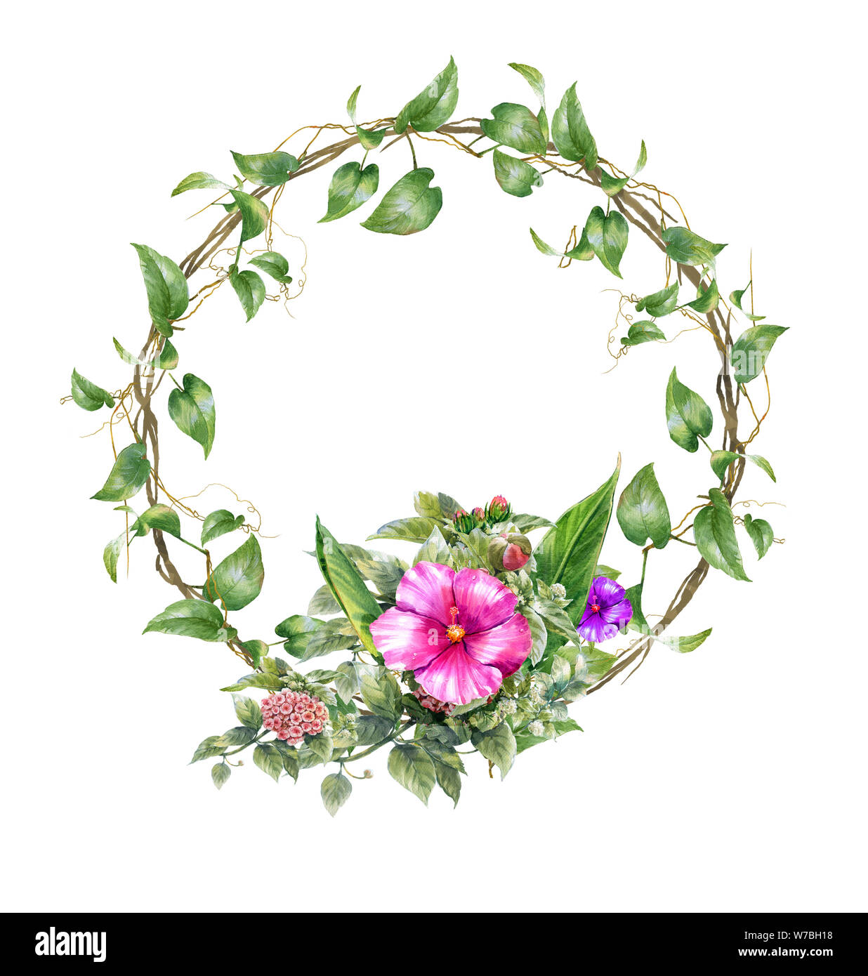 Brush stroke circle illustration hi-res stock photography and images ...