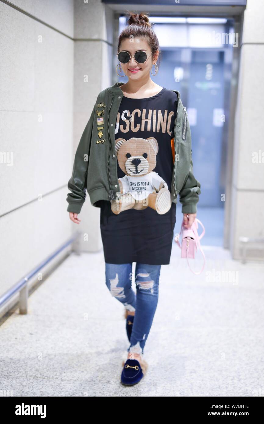 Selina Jen Chia-hsuan of Taiwanese girl group S.H.E is pictured at the ...