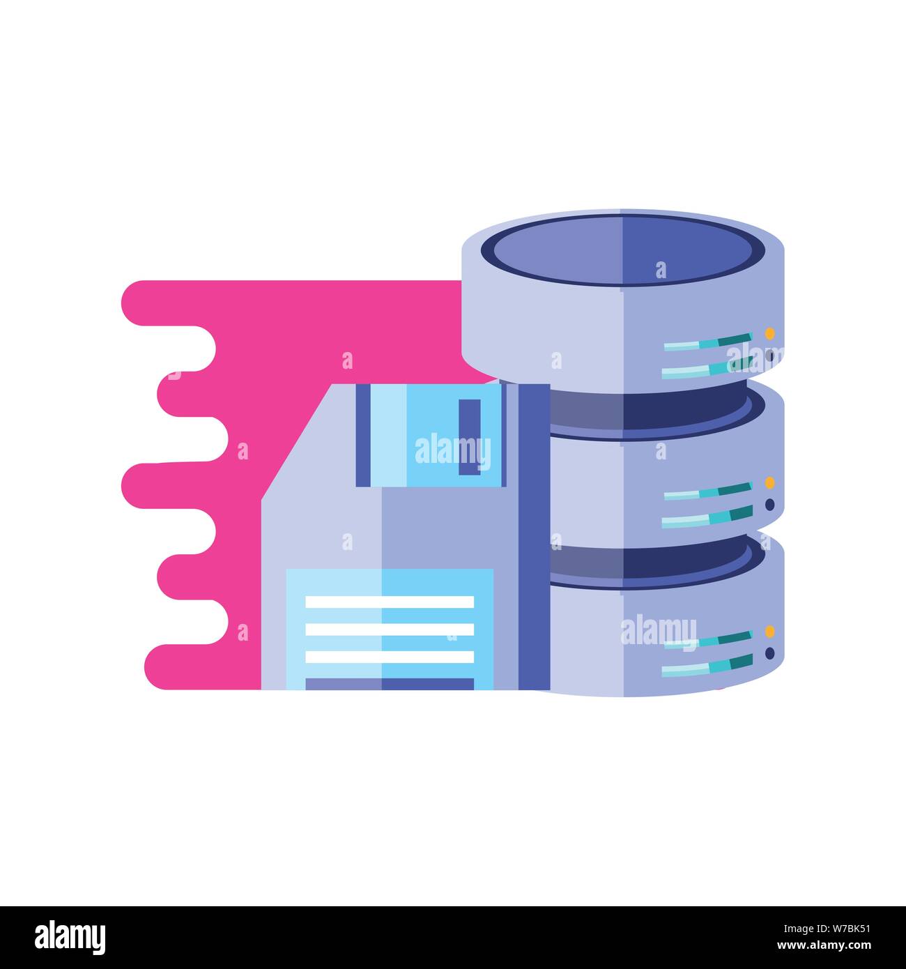 data center disks with floppy disk vector illustration design Stock Vector Image & Art - Alamy