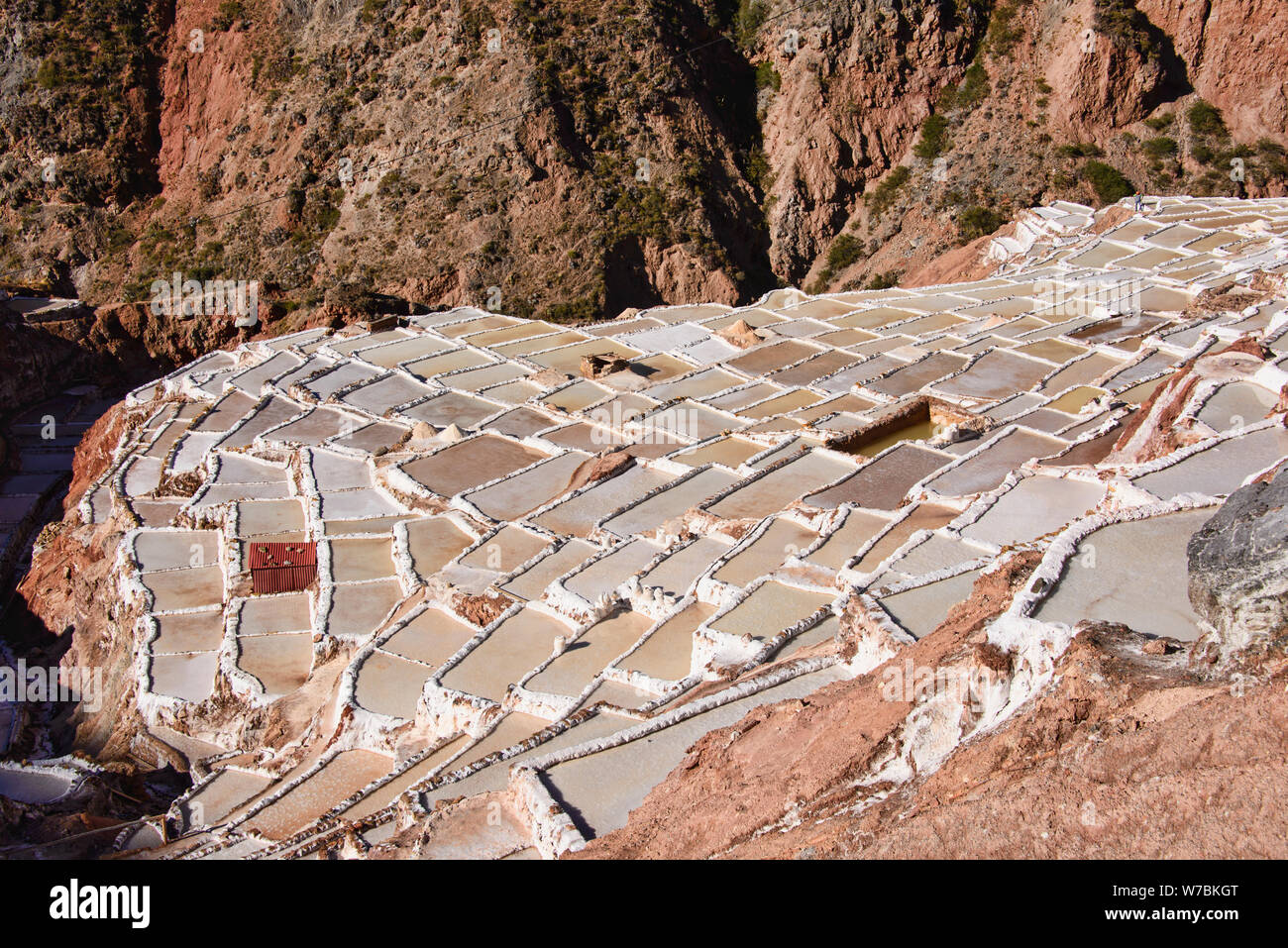 The beautiful salt pans of Maras, Sacred Valley, Peru Stock Photo - Alamy