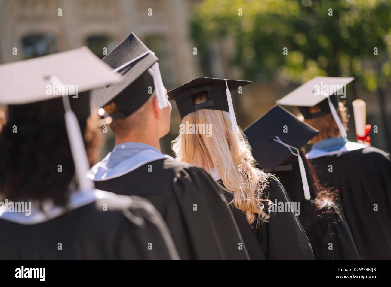 Receiving diploma hi-res stock photography and images - Alamy