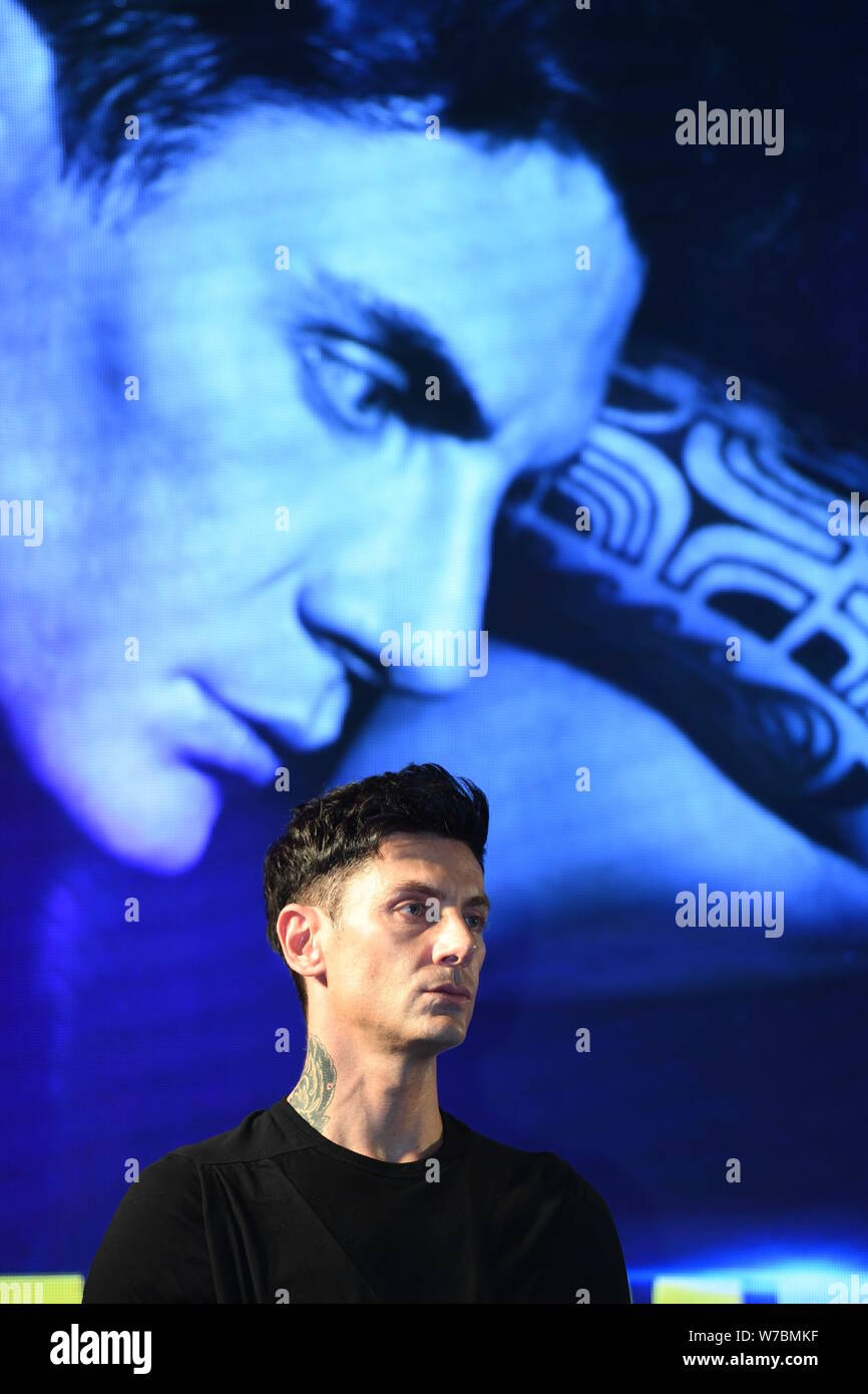 Croatian pianist Maksim Mrvica performs during a launch event for "2018 ...