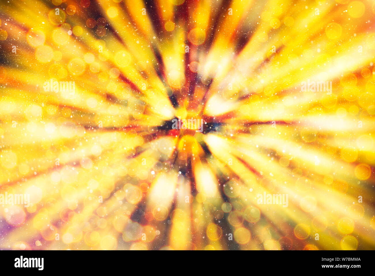 midnight traffic. Motion blur abstract background ,De focused/blur ...