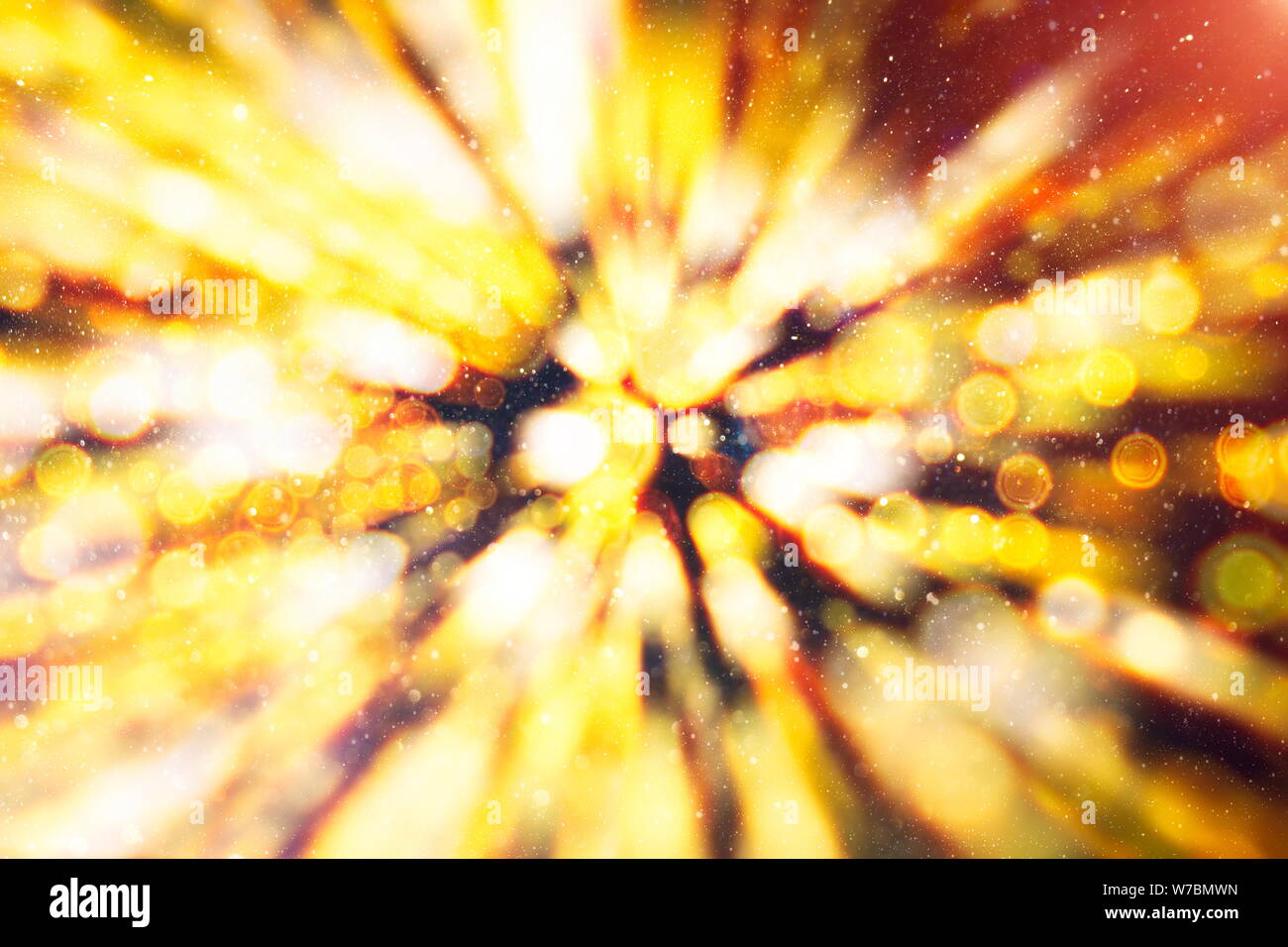 midnight traffic. Motion blur abstract background ,De focused/blur ...