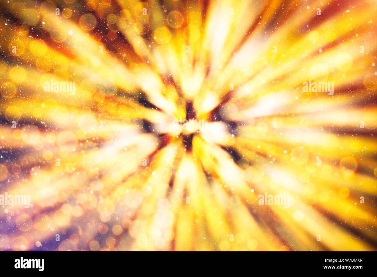 midnight traffic. Motion blur abstract background ,De focused/blur ...