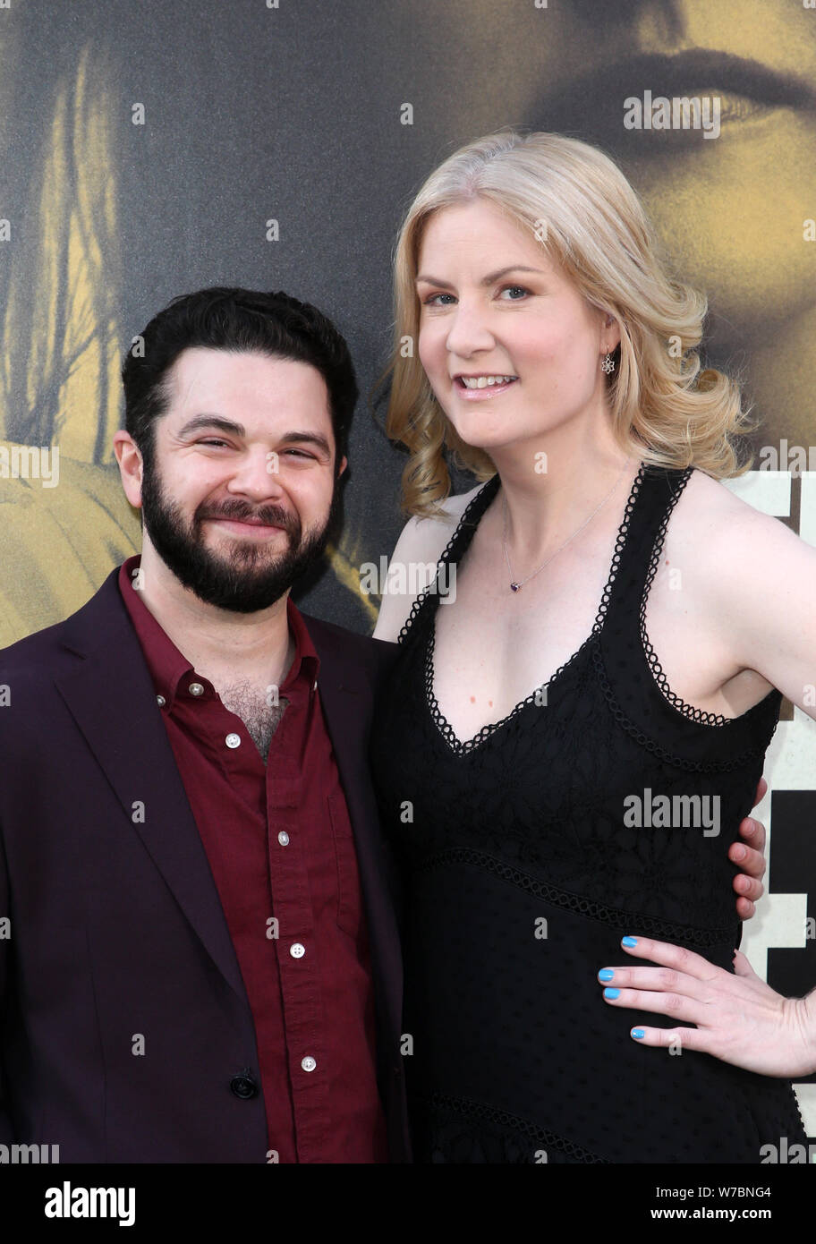 Hollywood, Ca. 5th Aug, 2019. Samm Levine, Rachel Cushing, at The ...
