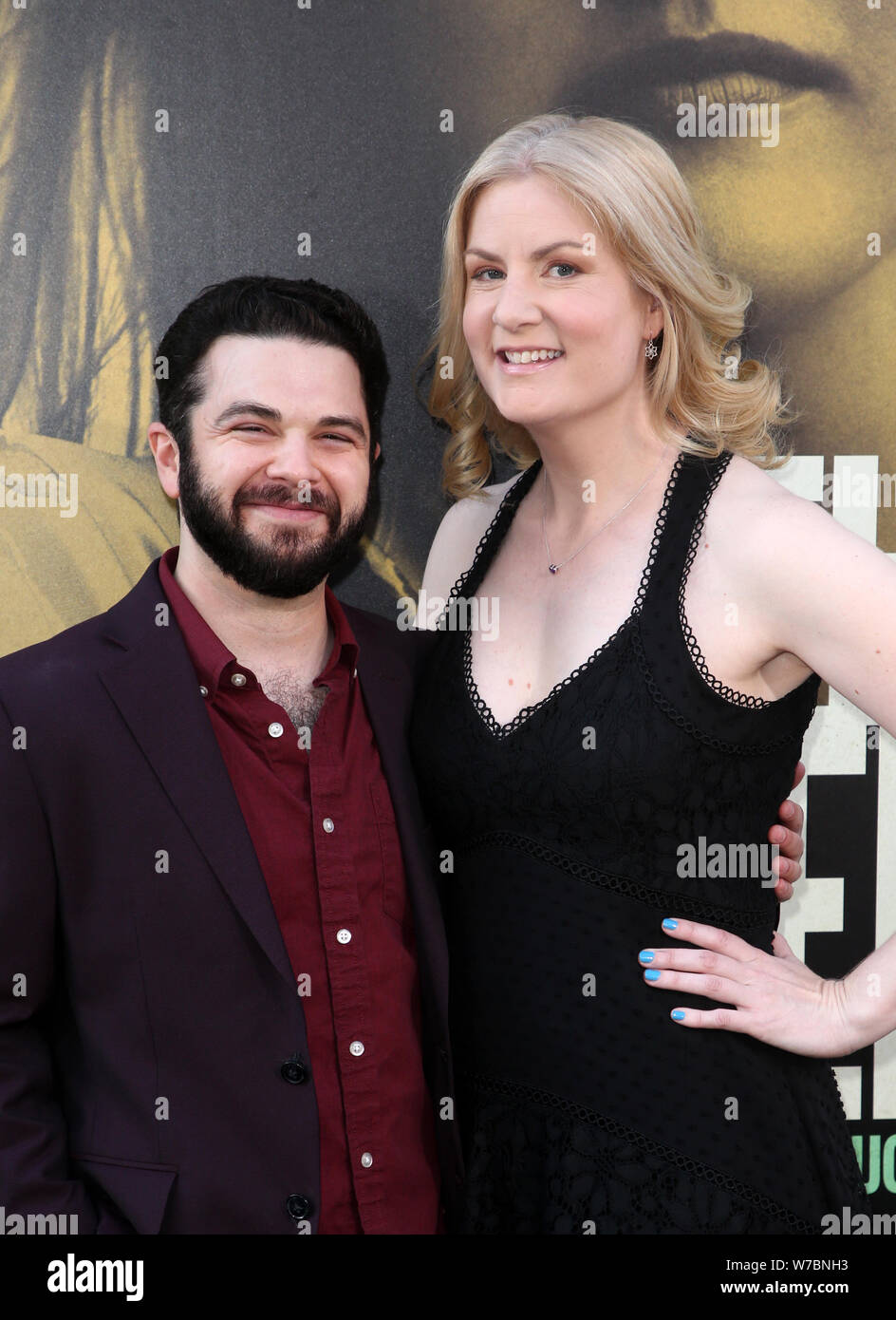 Hollywood, Ca. 5th Aug, 2019. Samm Levine, Rachel Cushing, at The ...