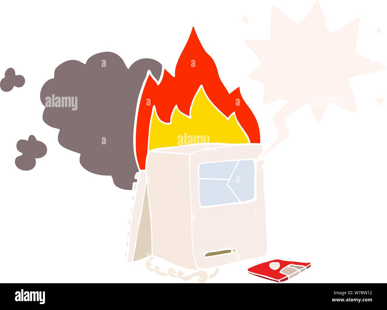 Freehand drawn cartoon old computer hi-res stock photography and images ...