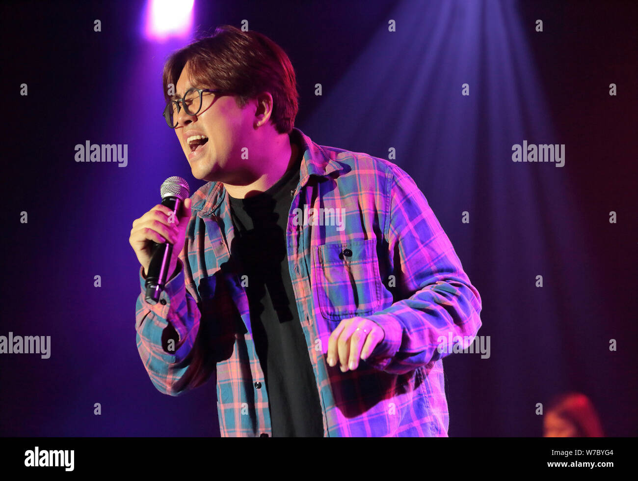 A member of South Korean indie acoustic pop band performs during the ...