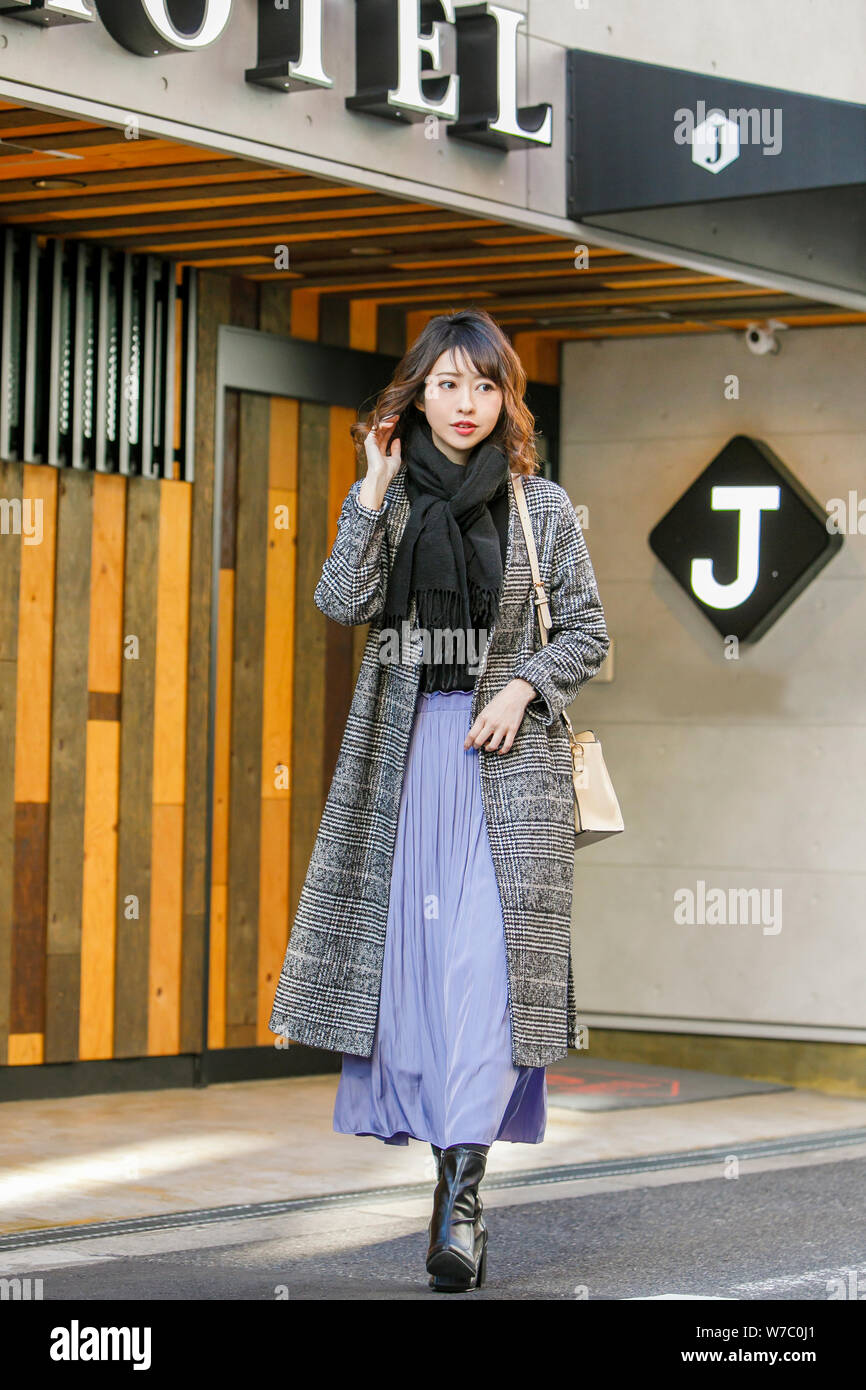 Osaka Street Style, February 2019 Stock Photo - Alamy