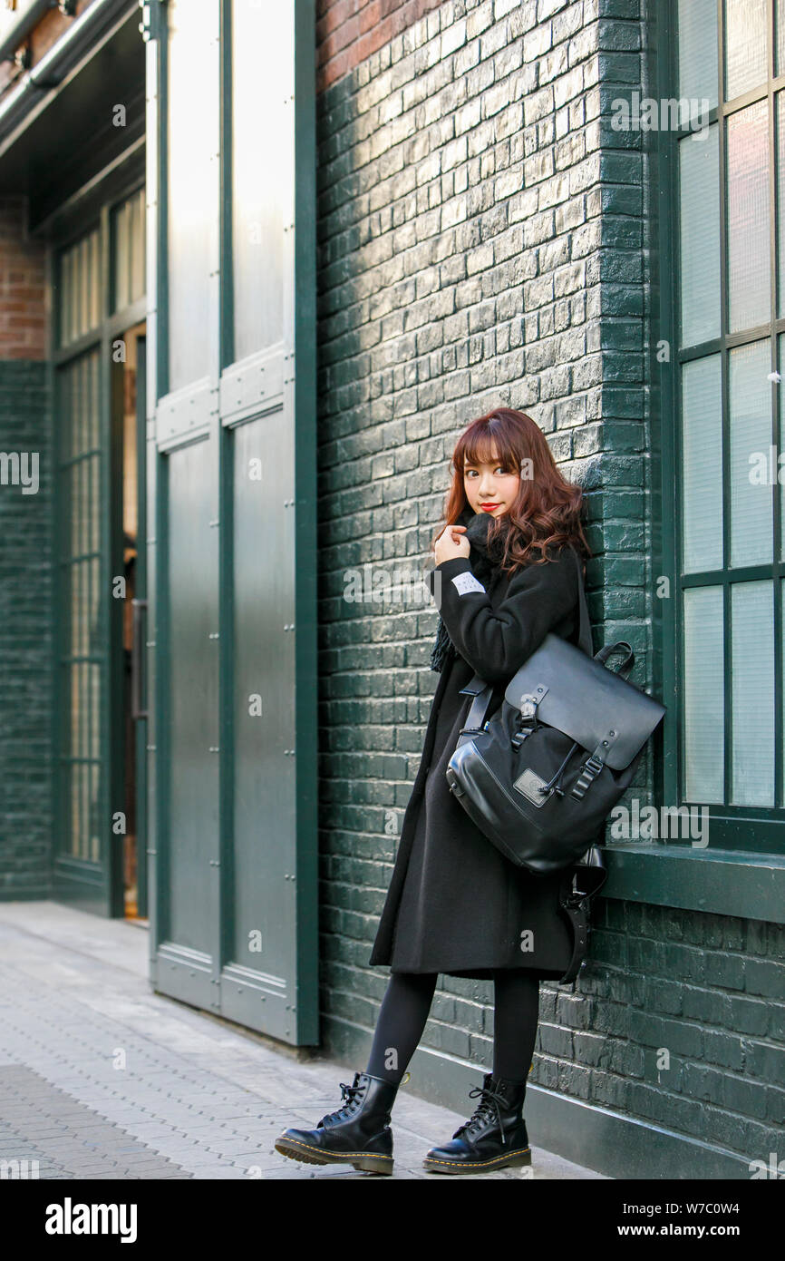 Osaka Street Style, February 2019 Stock Photo - Alamy